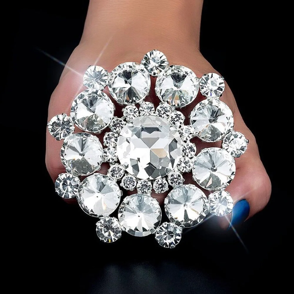 Stonefans-Round-Crystal-Exaggerated-Open-Rings-Wedding-Accessories ...