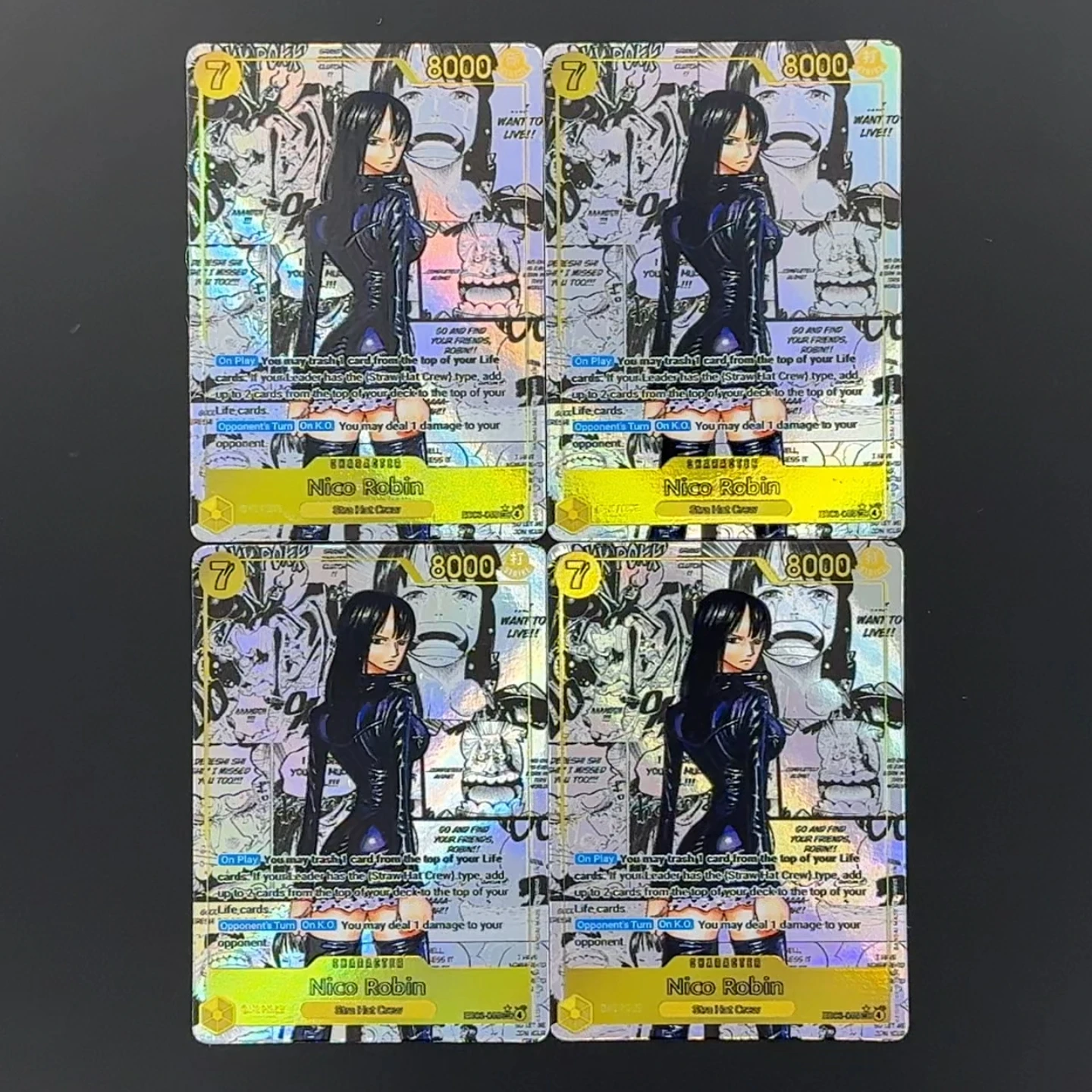 One Piece TCG OPCG English manga Robin character card EB03-055 Textured ...