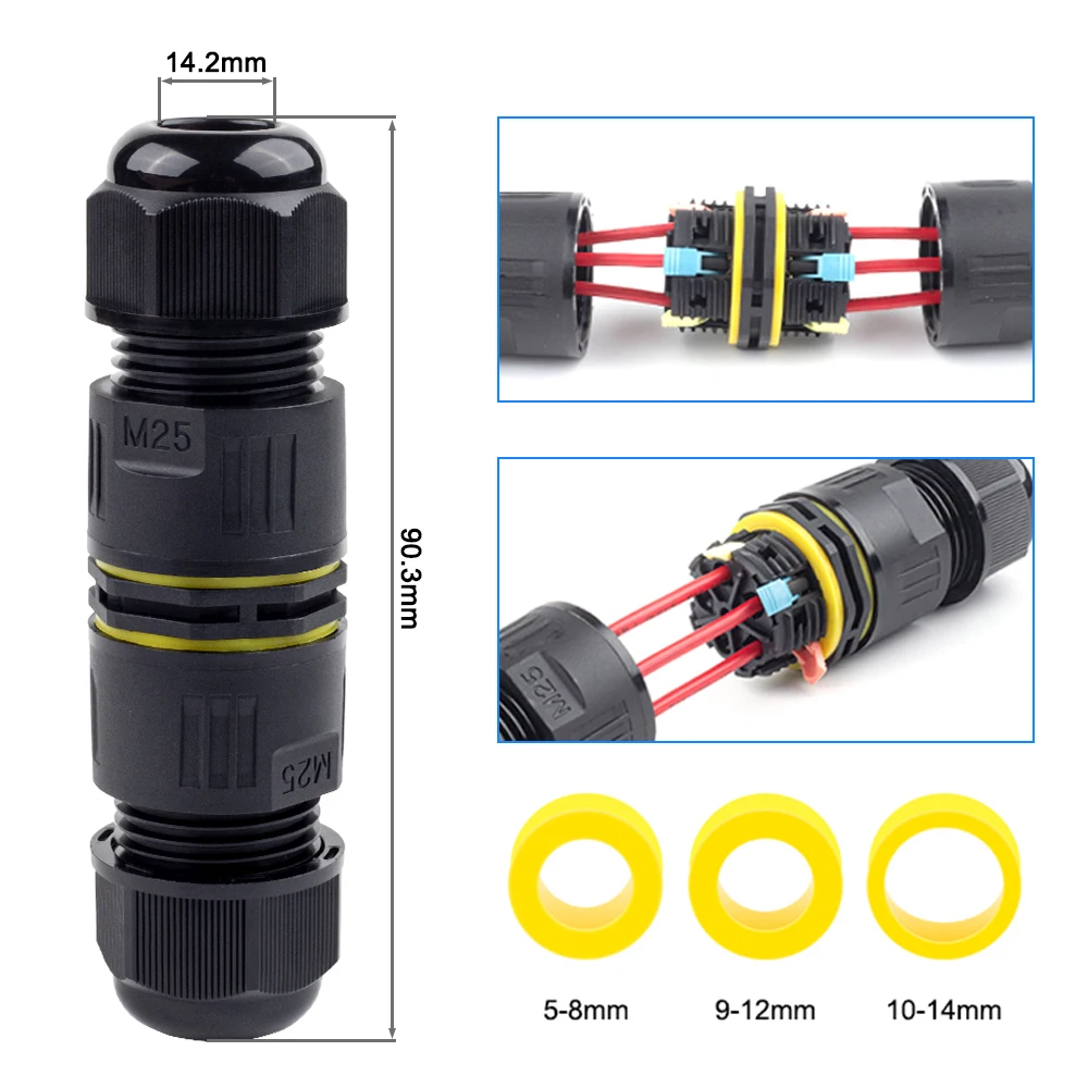 1Pcs-I-Type-Cable-Connector-Outdoor-Waterproof-Electric-Junction-Quick ...