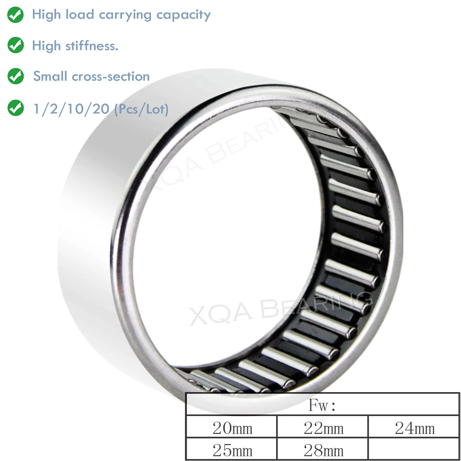 Needle Roller Bearing Stamped Shell HK2212/2214/2216/2218/2220/2230 ...