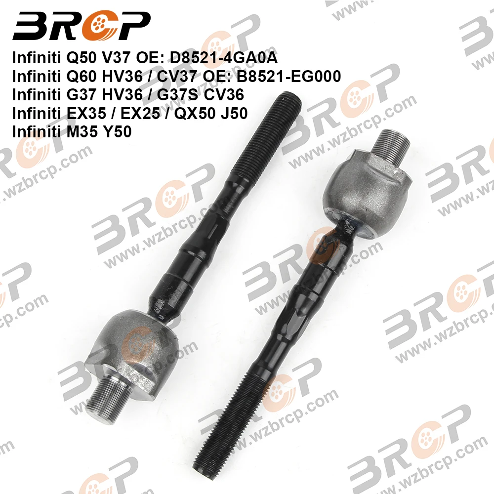 BRCP-Pair-Front-Axle-Inner-Steering-Tie-Rod-Ends-Ball-Joint-For ...