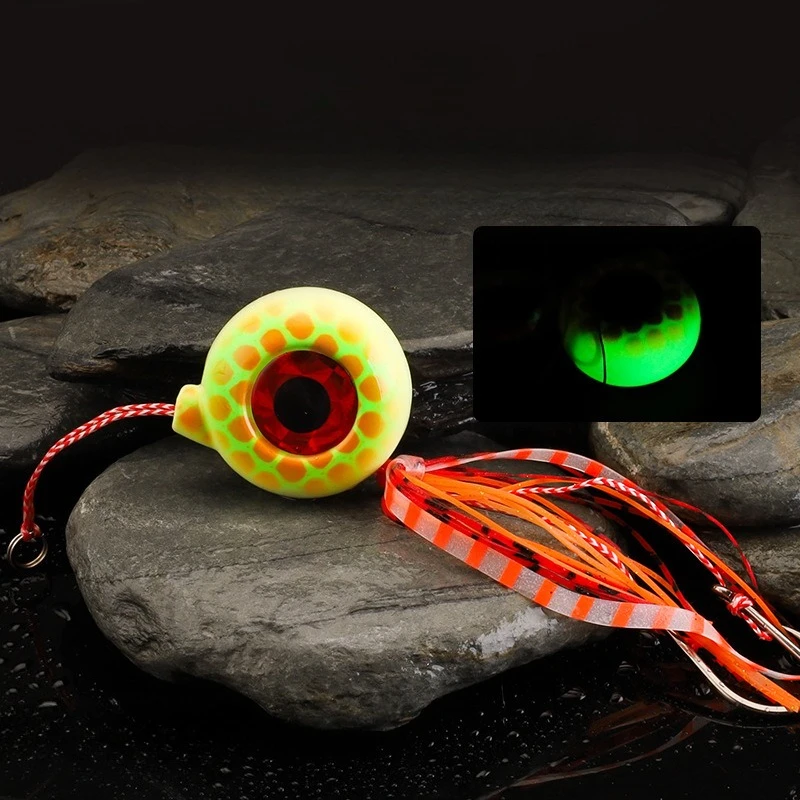 40g 60g100g Testar Fishing Lure Tenya Jig Head Saltwater Madai Metal ...