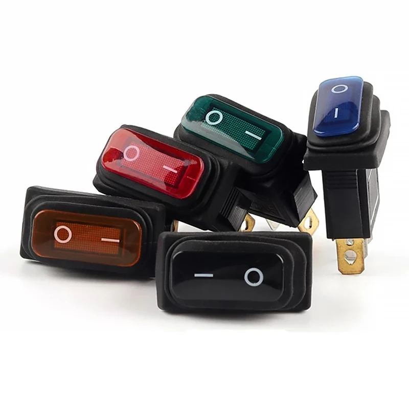 Kcd3 Illuminated Rocker Switch | Rocker Switch 3 Pin | Rocker Switch 3 ...