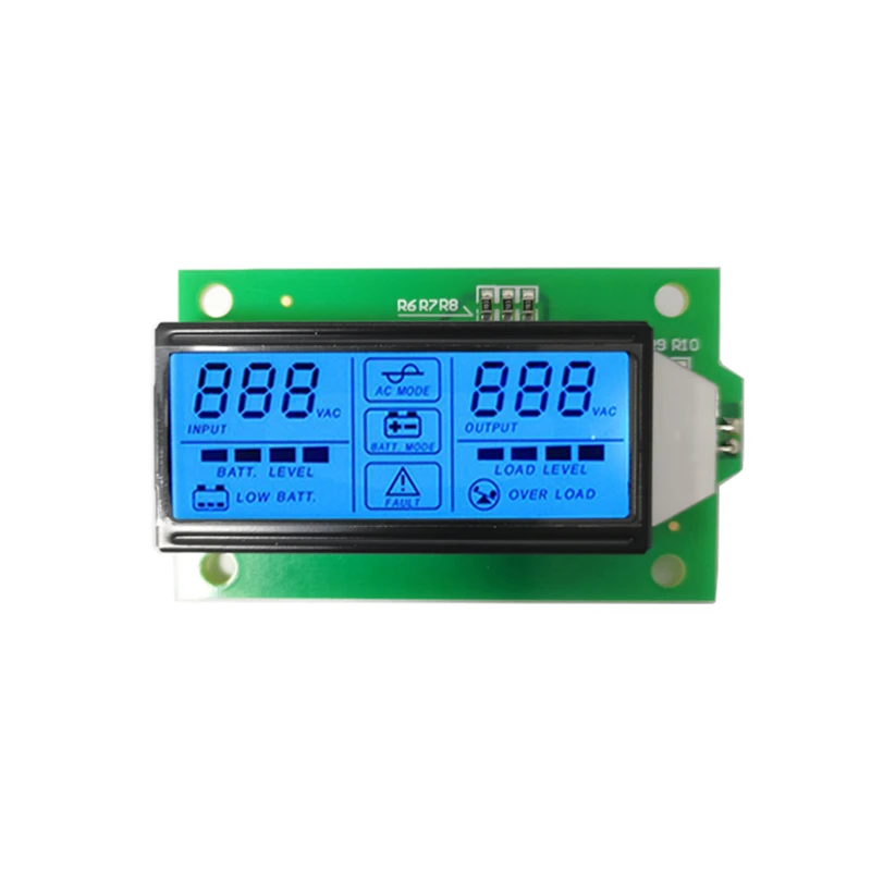 Battery Inverter Indicator TN LCD Screen 7 Segment Monochrome UPS Power Inverters Charging ...