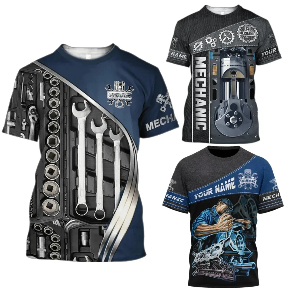 Summer-Men-Vintage-Tops-Mechanical-Tools-Element-3d-Print-T-shirt ...