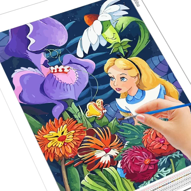 Alice In Wonderland Disney Flowers