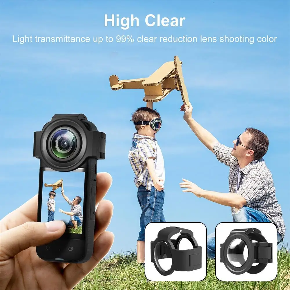Lens-Guard-PC-For-Insta360-X3-Len-Protection-Cover-Corrosion-resistant ...