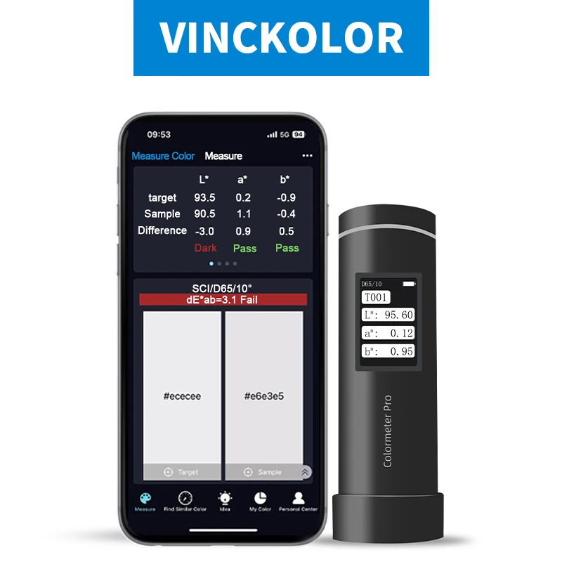 Colormeter-Pro-High-Accuracy-Color-Sensor-Portable-Bluetooth-Analyzer ...