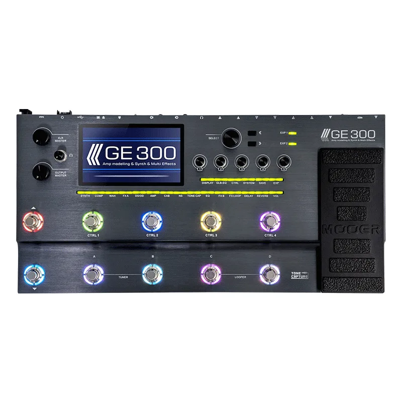Mooer-pedales-multiefecto-Ge300-GE-300-Amp-procesador-de-guitarra-el ...
