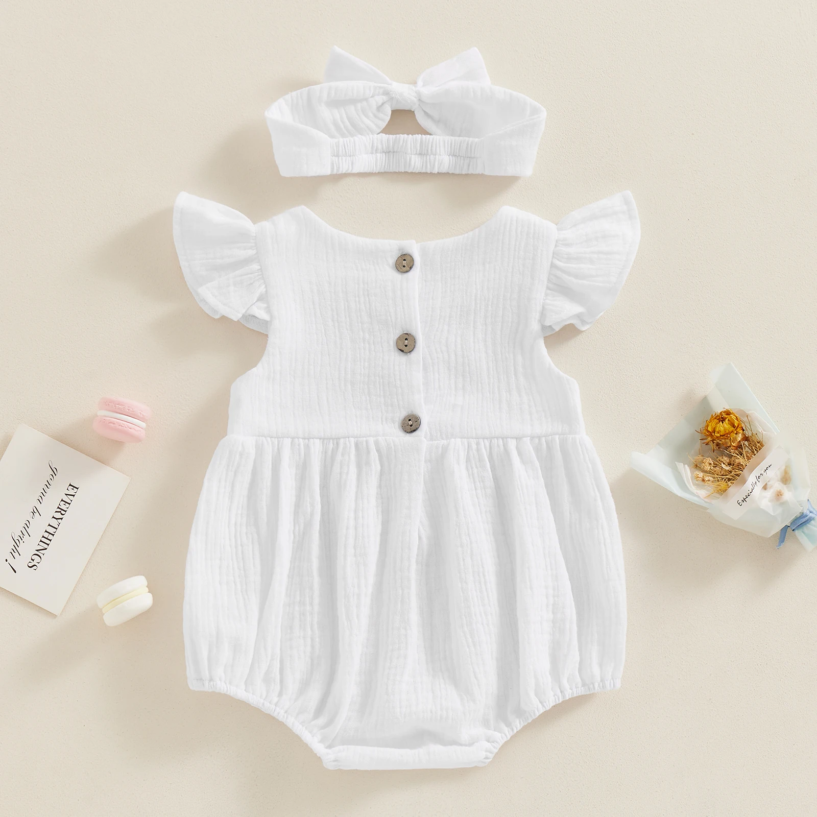 Baby-Girl-Romper-Newborn-Summer-Clothes-Toddler-Cotton-Linen-Bodysuit ...