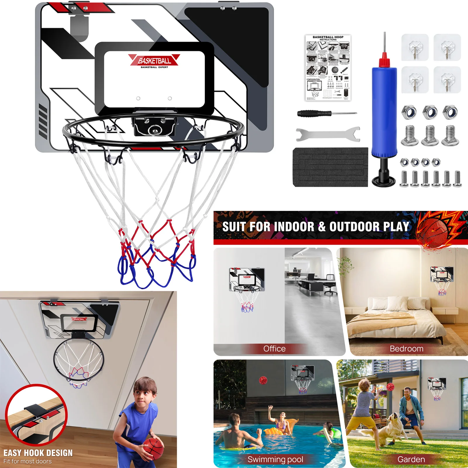 DayPlus-Basketball-Hoop-Wall-Mounted-Indoor-Outdoor-Basketball-Hoop-for ...