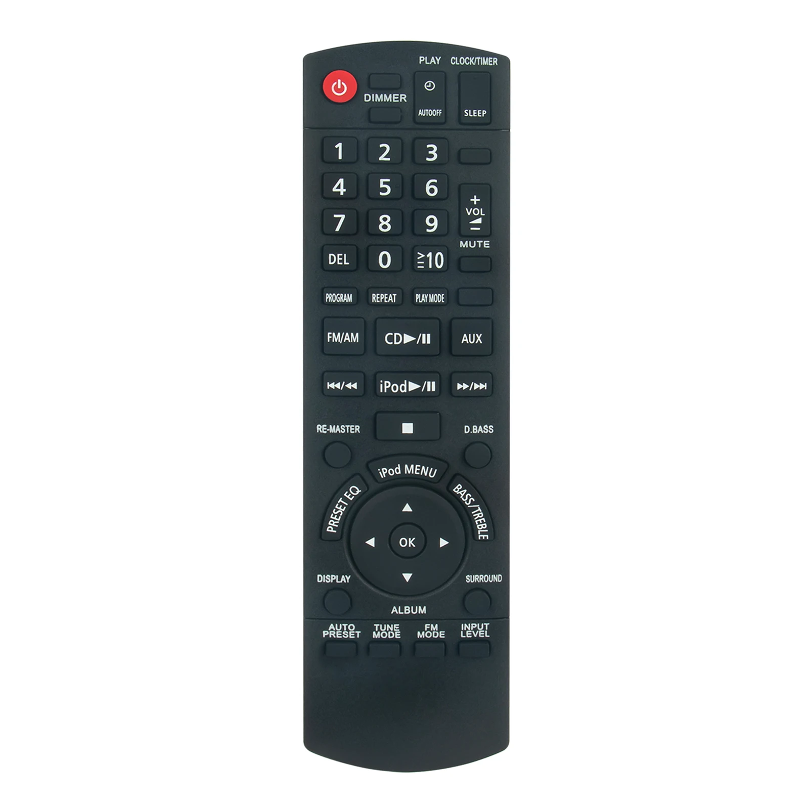 New N2QAYB000394 Replaced Remote Control Fit for Panasonic Audio System ...