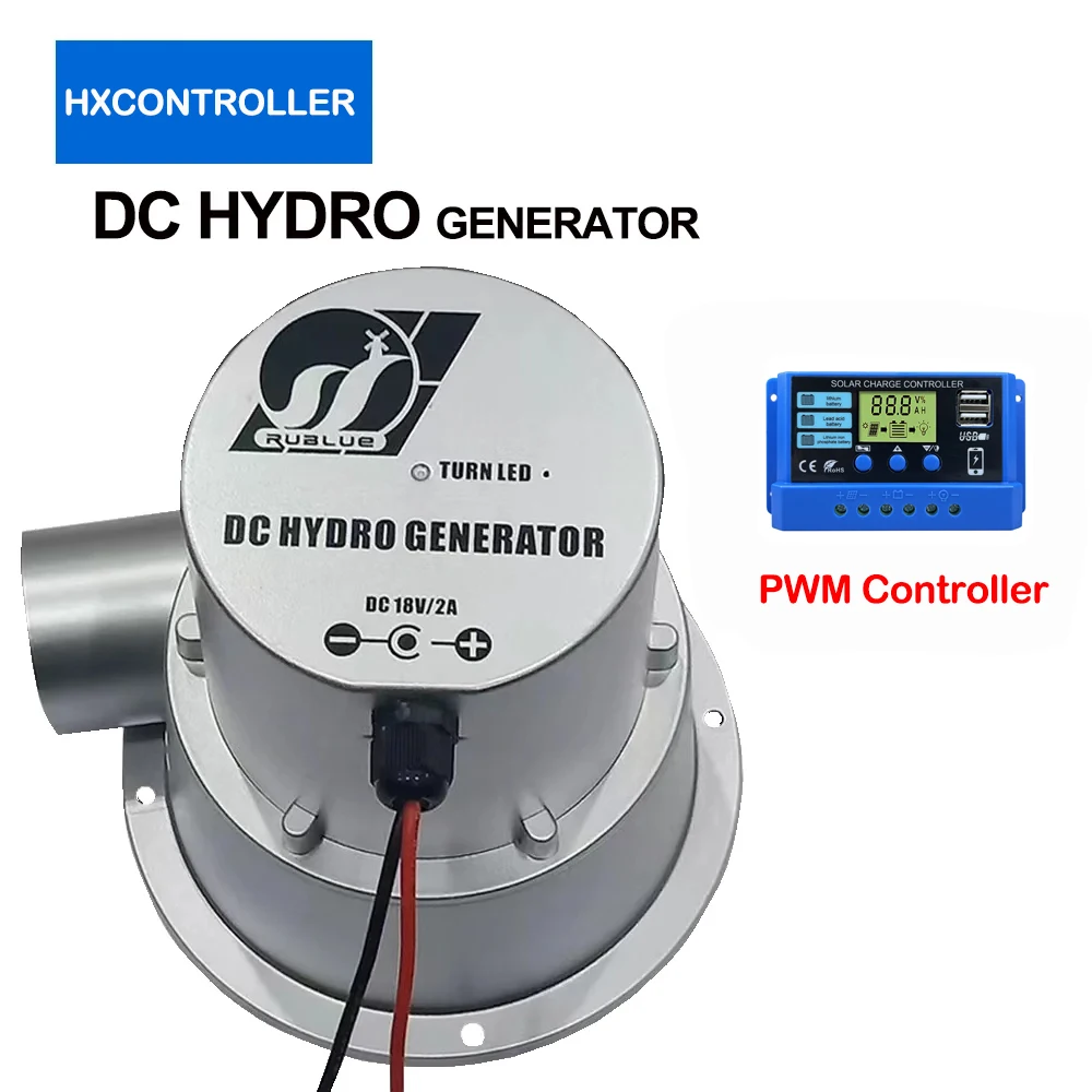 12V-24V-50W-Water-Turbine-Hydraulic-Generator-Type-Outdoor-Household ...