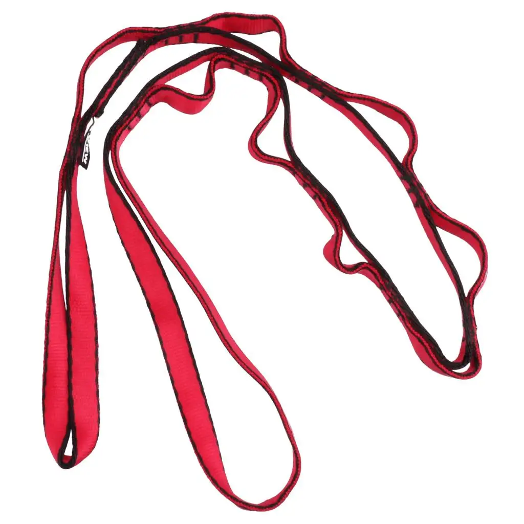 23KN-110cm-Rock-Tree-Climbing-Fall-Protection-Webbing-Sling-Daisy-Chain ...