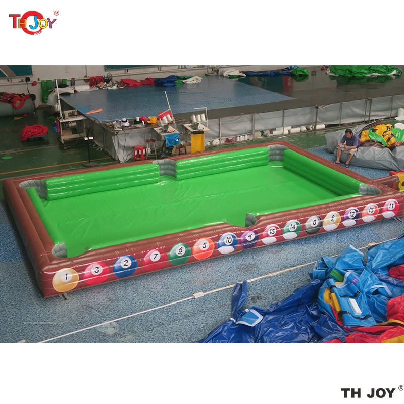 6x4m/8x5m/10x6m Inflatable Snooker Pool Table,football Snooker ...