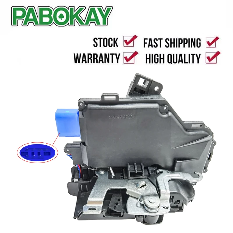For Vw Golf Mk5 2003-2009 Rear Left Passenger Side Door Lock Mechanism ...