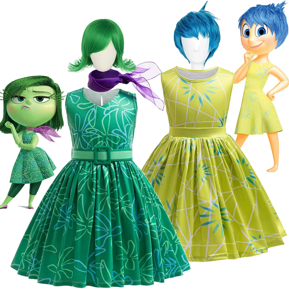 Halloween-Inside-Out-Riley-Disgust-Joy-Dress-Girls-Cartoon-Movie-Role ...