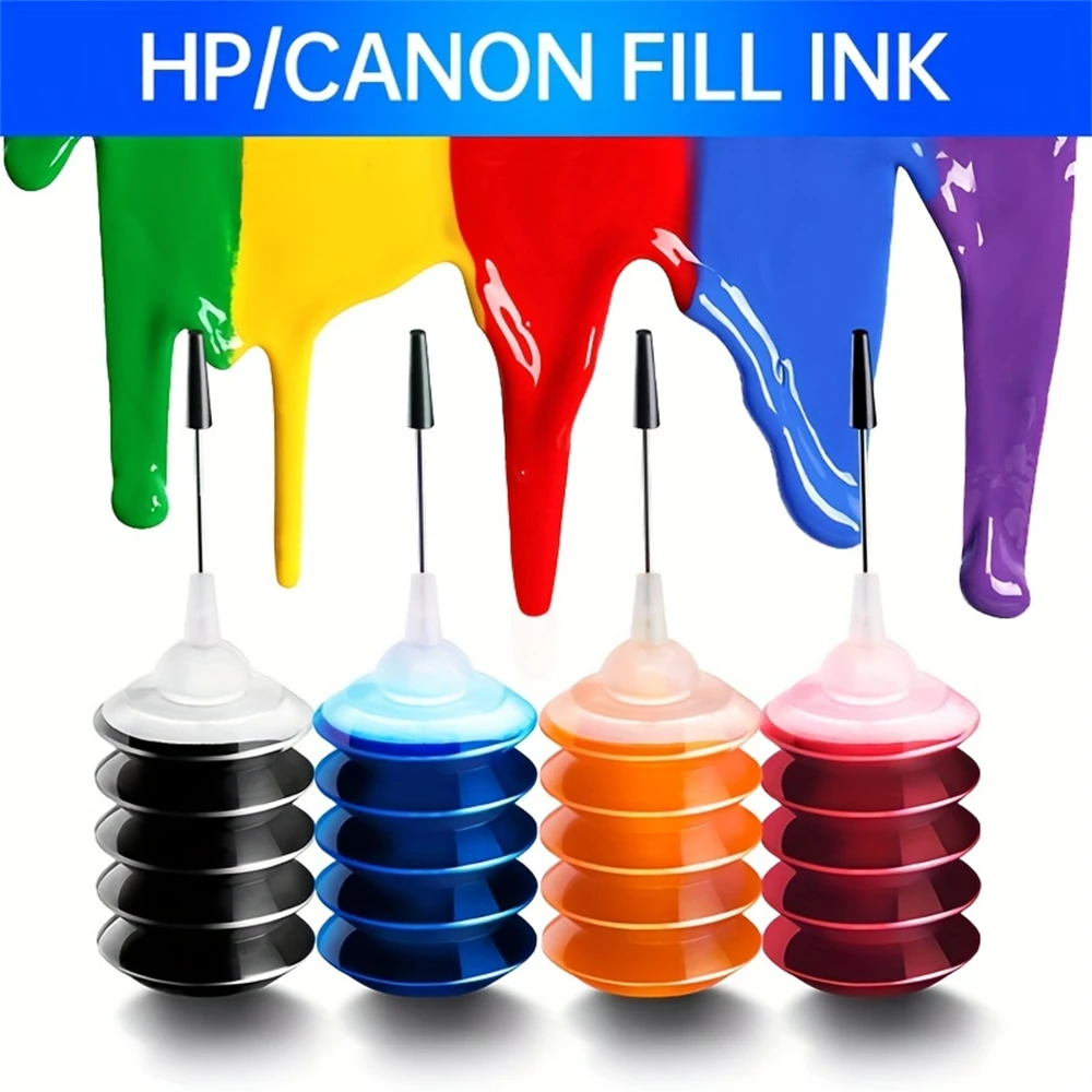 4-color-30ML-Universal-Ink-Compatible-For-HP-Canon-Printers ...