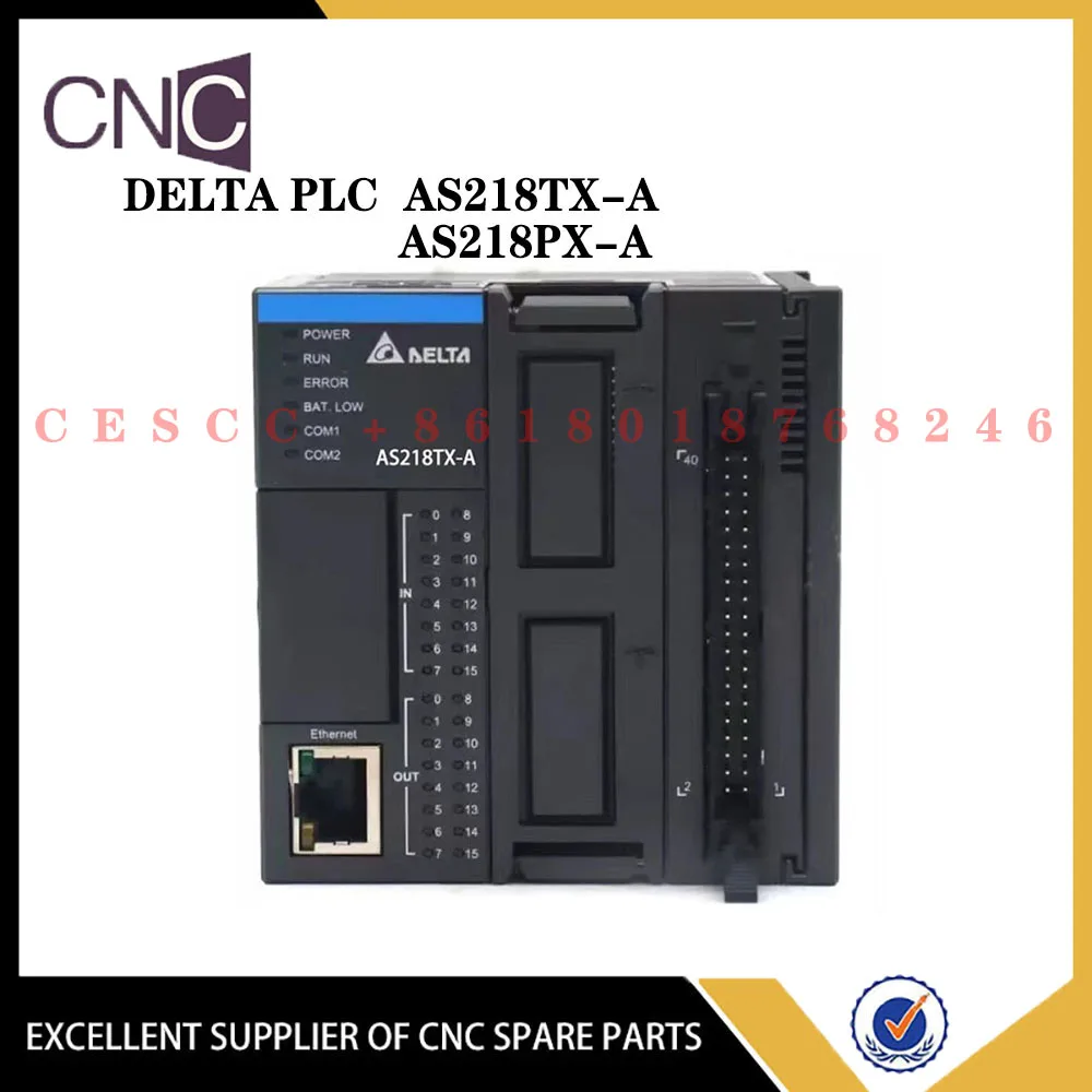 AS218TX-A AS218PX-A CNC Delta PLC controlador programable módulo de CPU ...