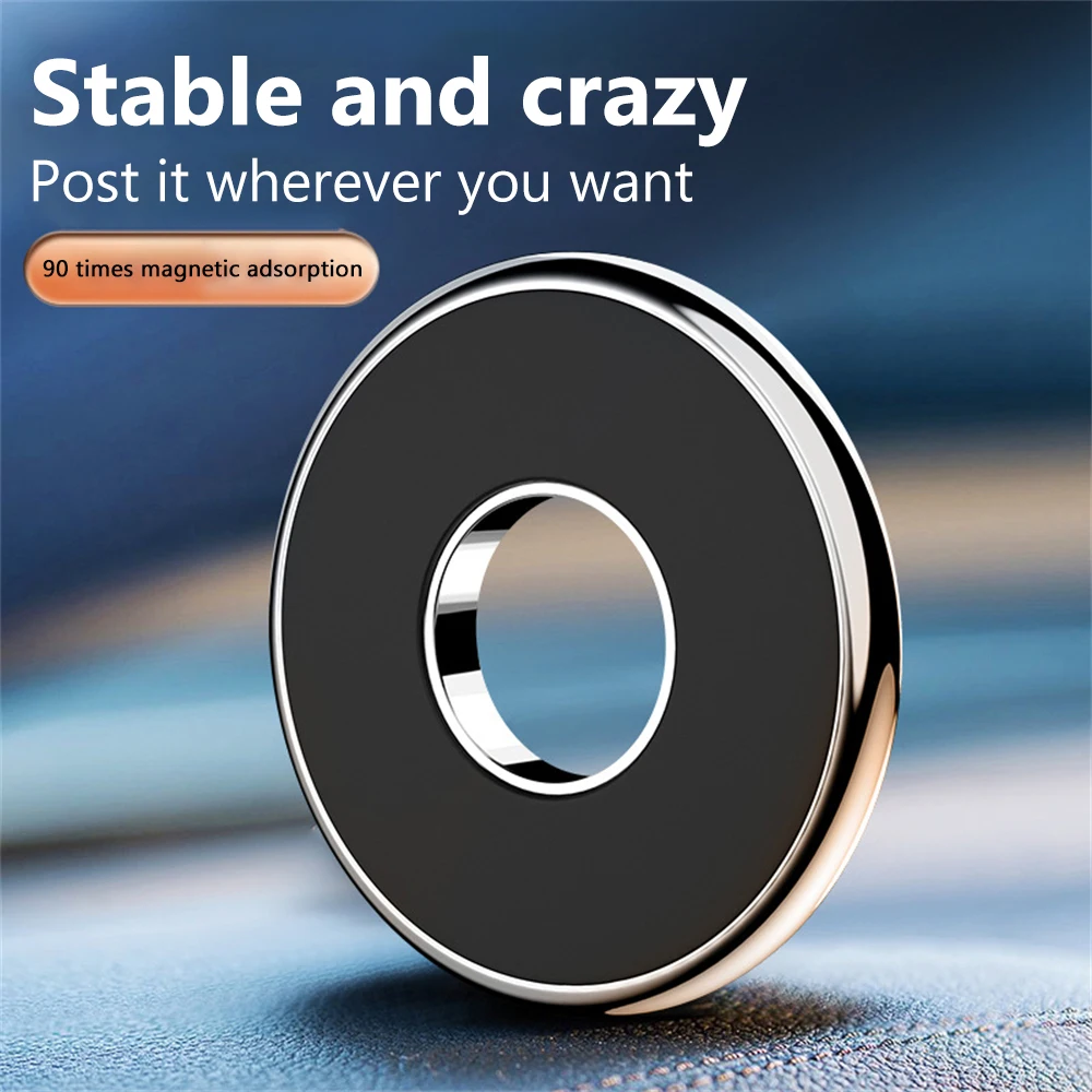 Car-Magnetic-Mobile-Phone-Bracket-Metal-Free-Stick-Magnet-Mobile-Phone ...