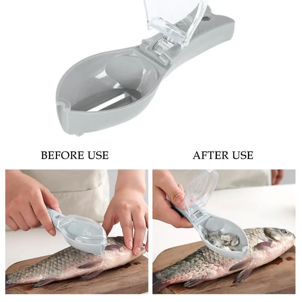 Easily-Remove-Fish-Scales-Scraper-Ergonomic-Handle-With-Kitchen-Remover ...