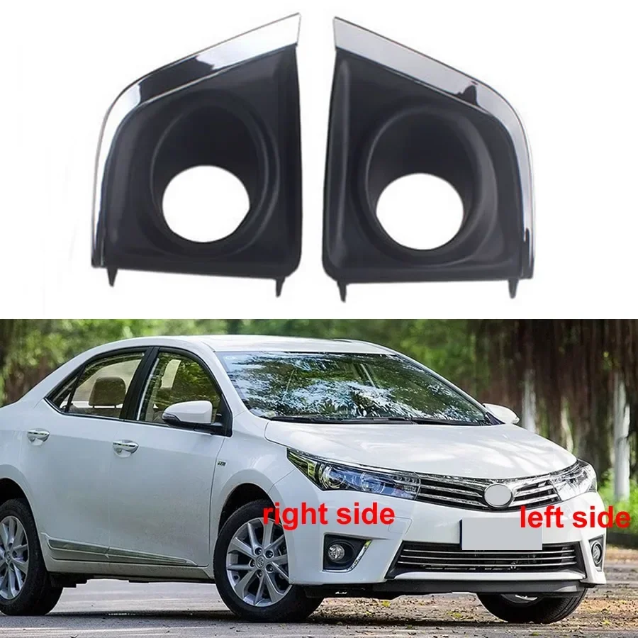 For-Toyota-Corolla-2014-2015-2016-2017-Fog-Lamp-Frame-Front-Bumper ...