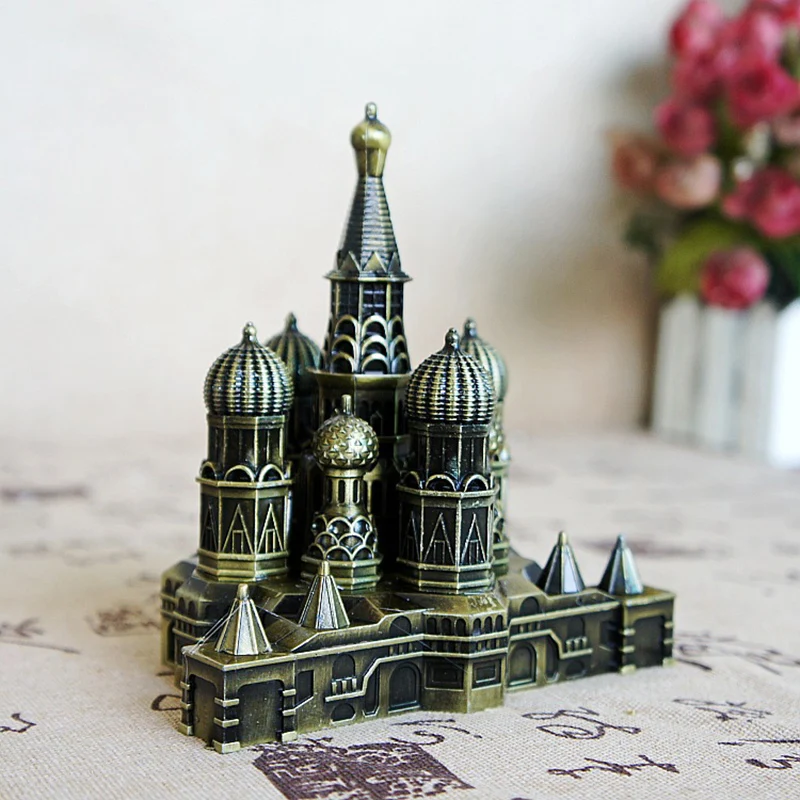 12CM-Simulation-Moscow-Kremlin-Palace-St-Basil-Metal-Model-for-Home ...
