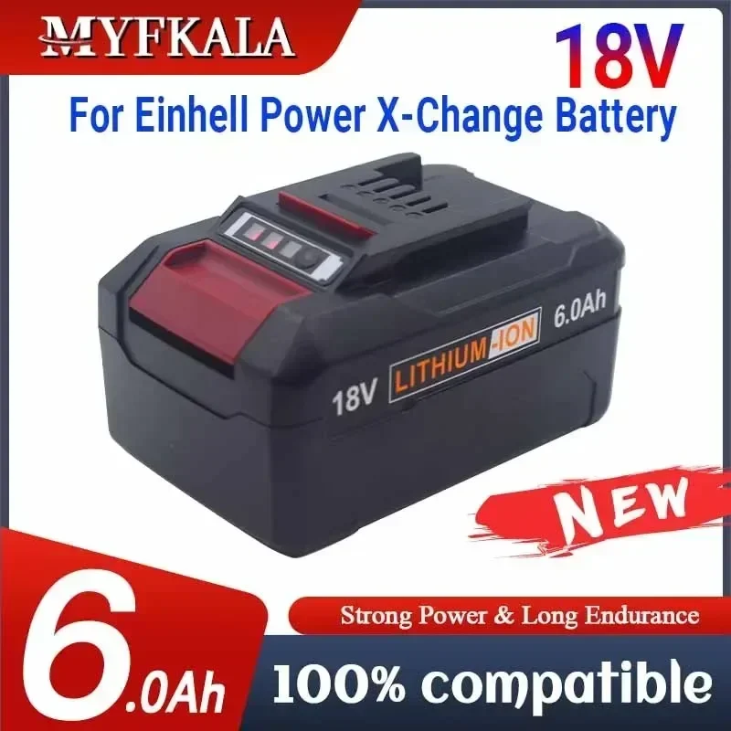 6000mAh-Replacement-Battery-EIN18C2-Li-ion-Batteria-for-EINHELL-18V ...
