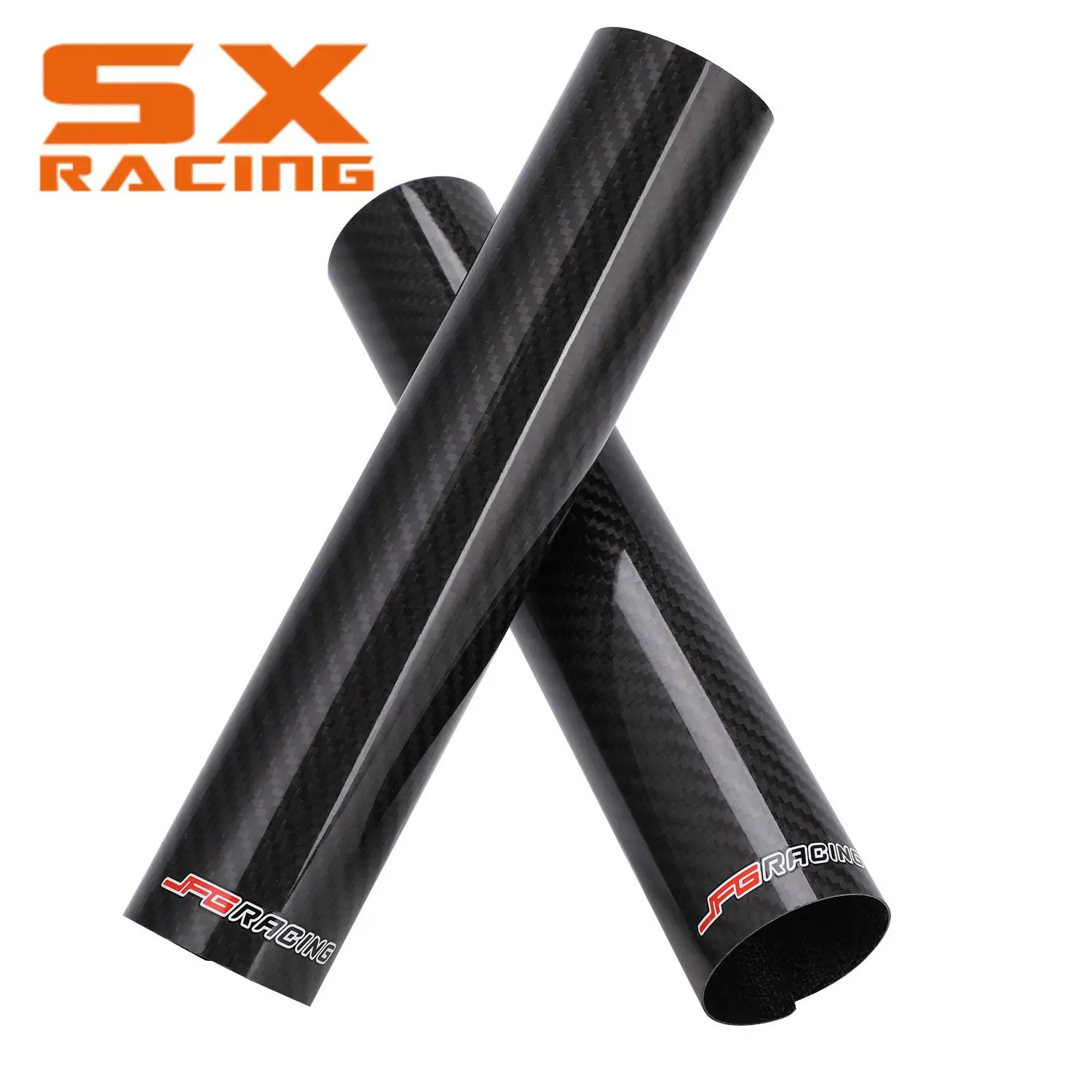Motorcycle-Carbon-Fiber-Front-Fork-Guard-Wrap-Cover-Accessory-For ...