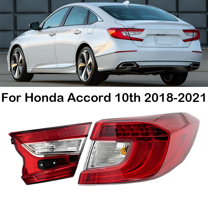 For-Honda-Accord-10th-2018-2019-2020-2021-Car-Rear-Tail-Light-Brake ...