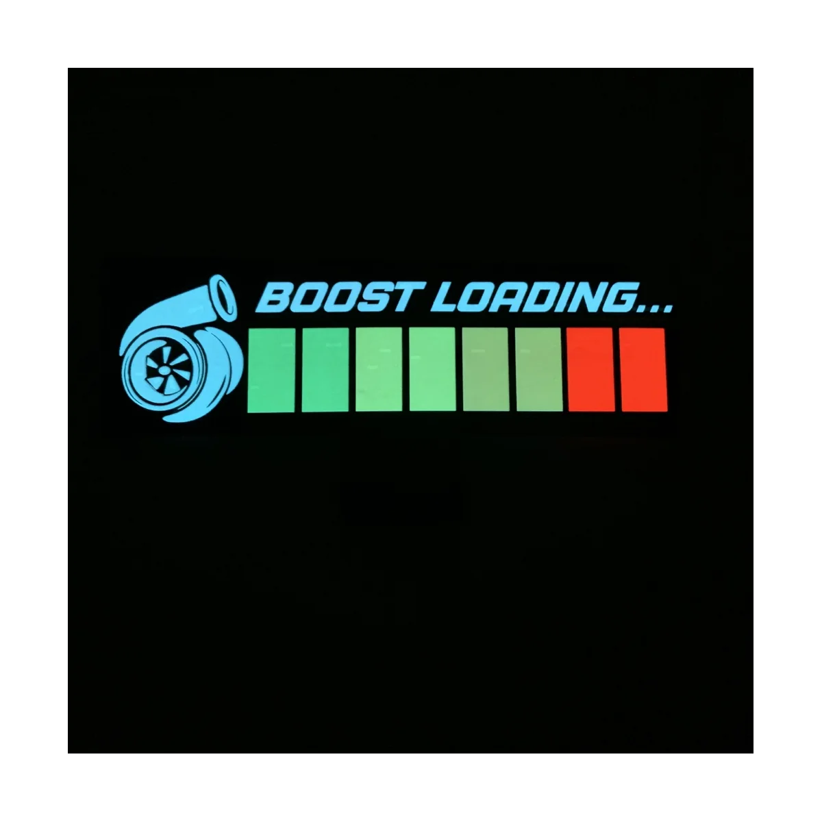 Boost Loading Rpm Sticker