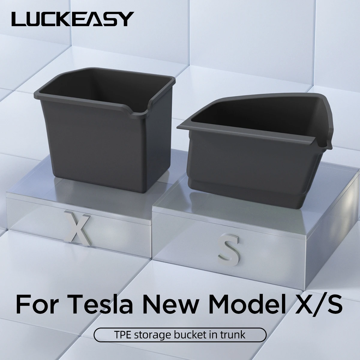 For-Tesla-Model-X-Rear-Trunk-Storage-Box-2024-Car-Interior-Accessories ...
