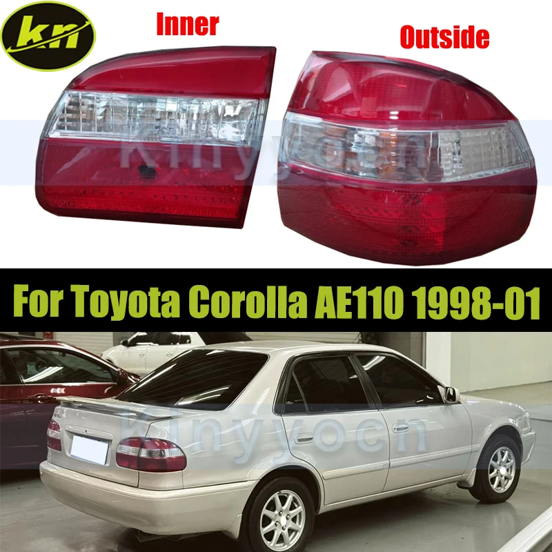Rear Bumper Tail Light Tail Lamp For Toyota Corolla AE110 1998 1999 ...