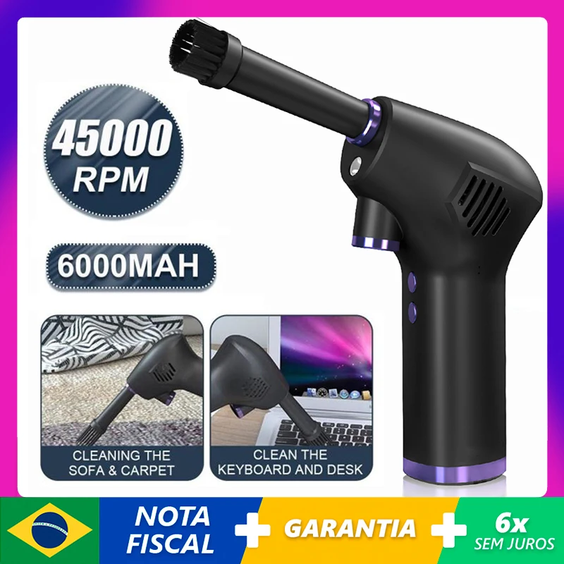 Wireless Air Duster Usb Dust Blower Handheld Dust Collector Rechargable ...