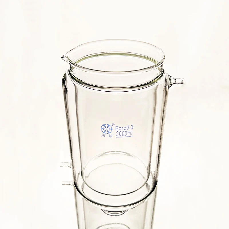 Double-deck-beaker-With-spout-Capacity-2000mL-Double-layer-cold-trap ...
