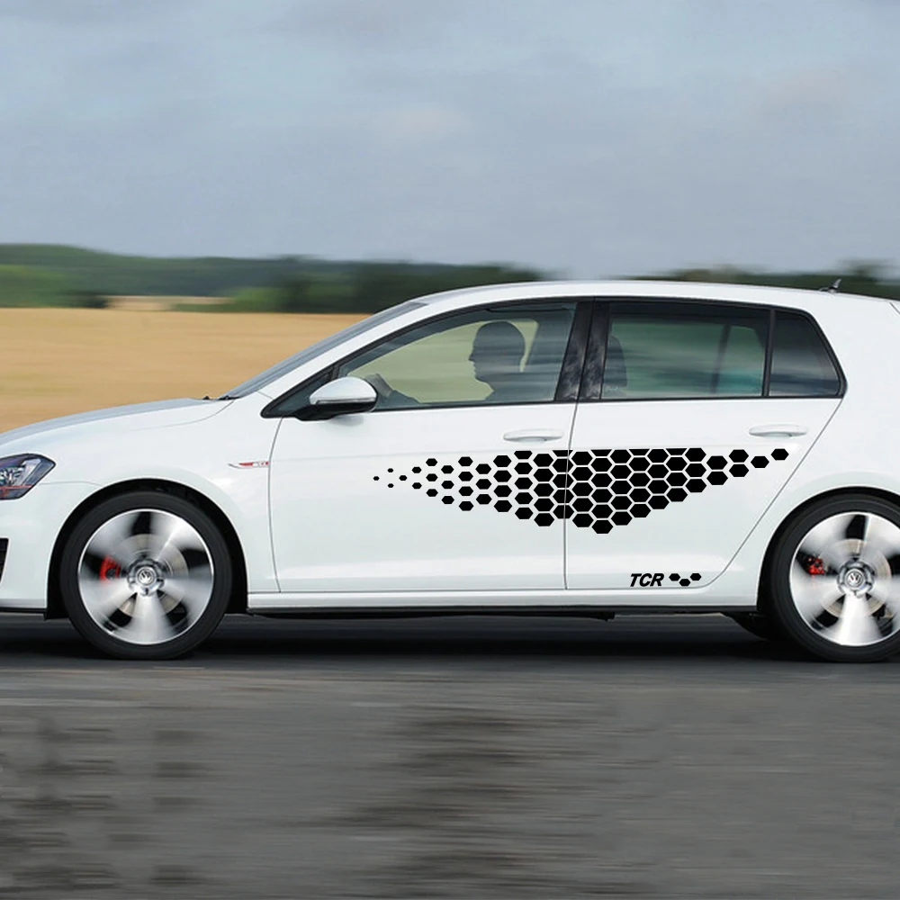 2pcs-Car-Stickers-for-Volkswagen-VW-Golf-4-5-6-7-Polo-Passat-B5-B6 ...