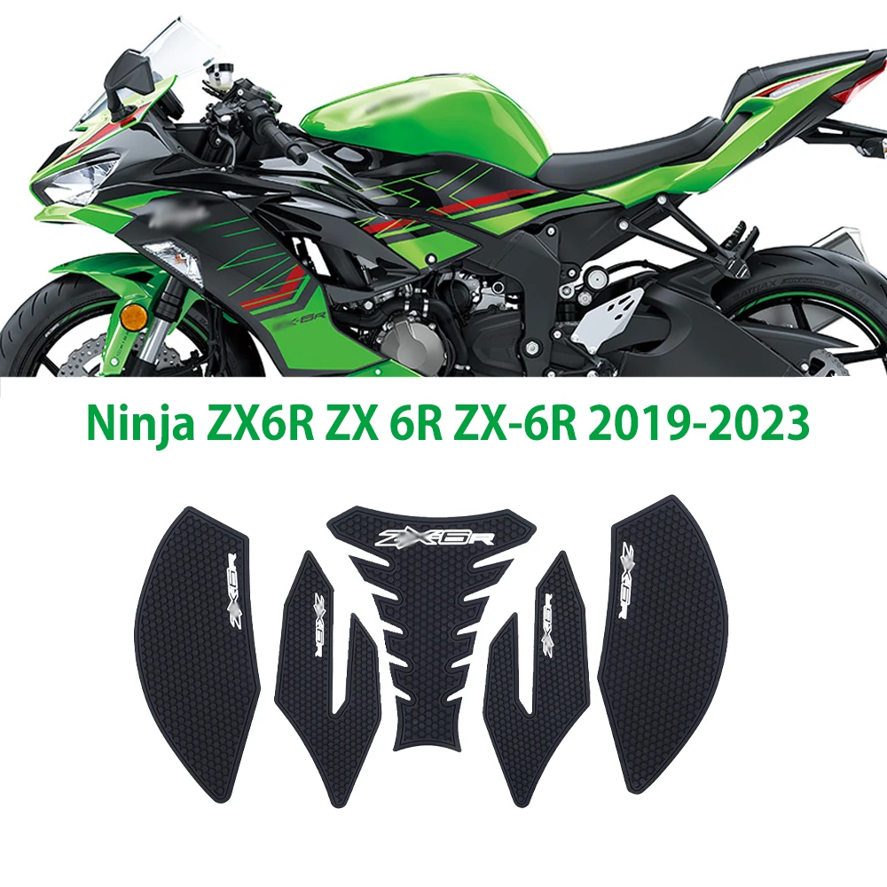 For-Ninja-ZX6R-ZX-6R-ZX-6R-2019-2023-Motorcycle-Tank-Pad-Protector ...