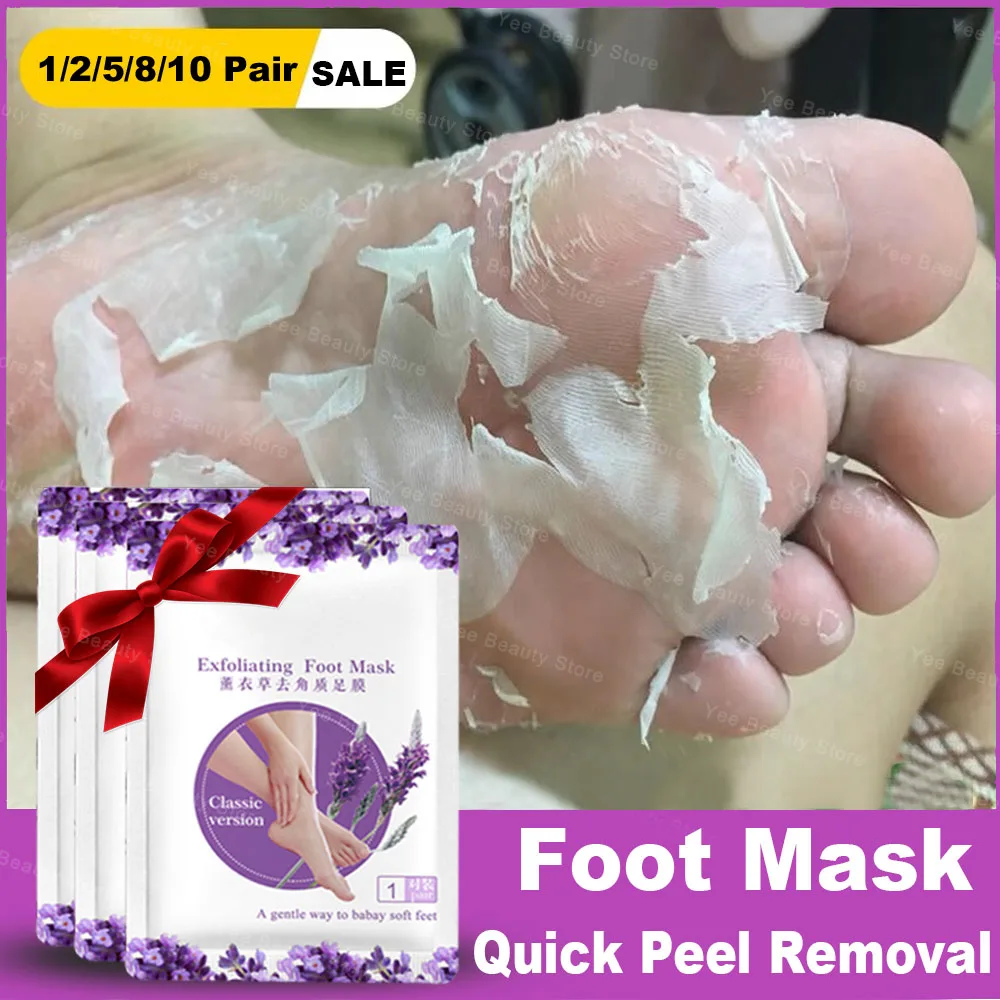 10-Pairs-Exfoliating-Foot-Mask-Foot-Spa-Pedicure-Socks-Remove-Dead-Skin ...