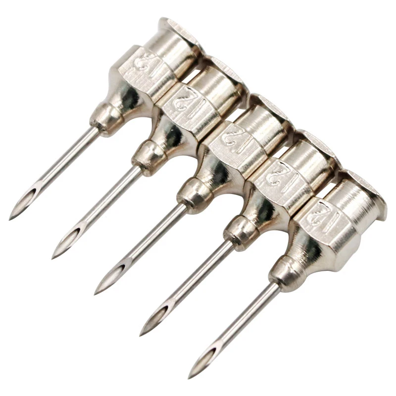 10 Pcs Animal Veterinary Syringe Needles Cow Goat Pig Poultry Chicken ...