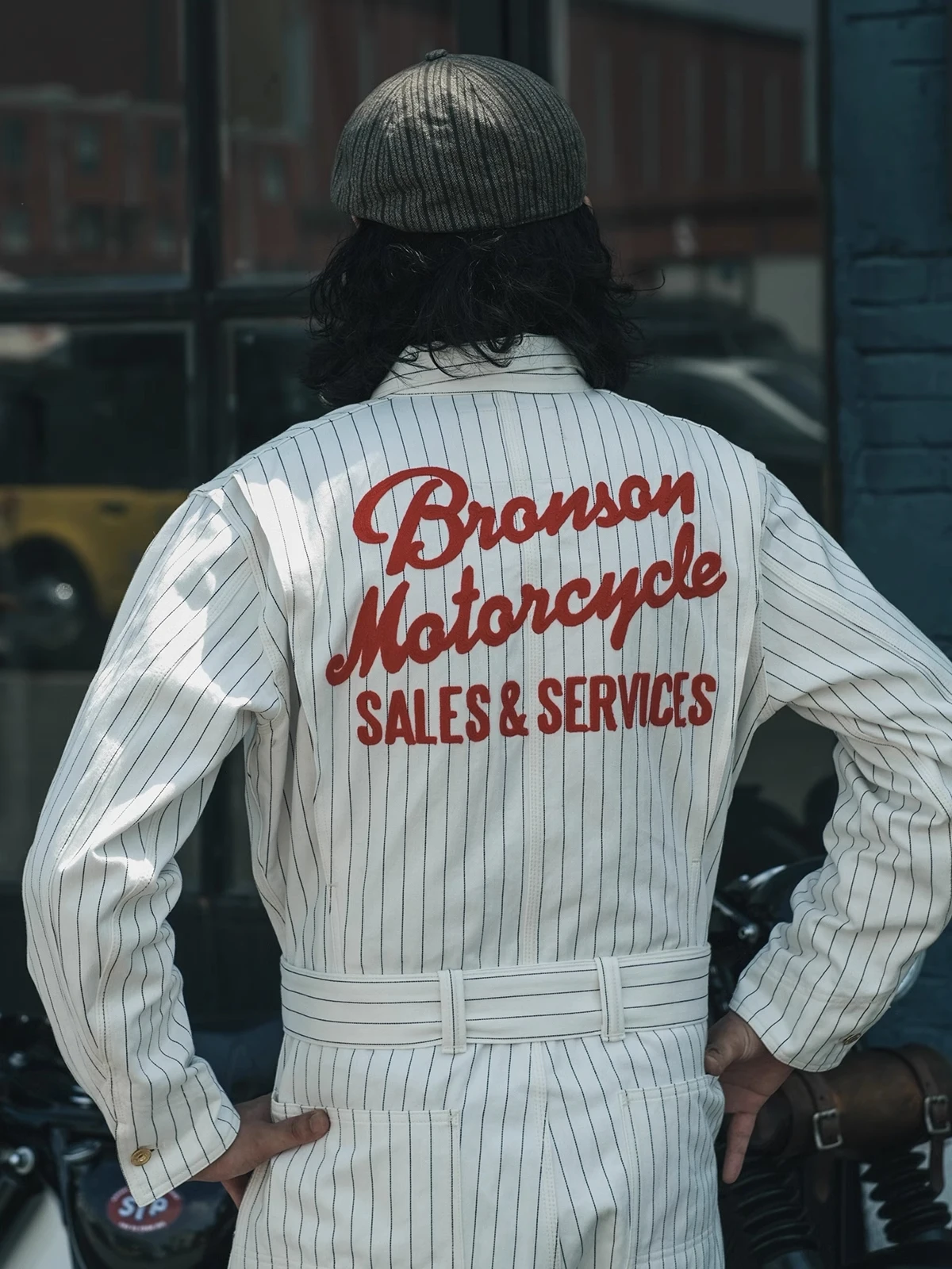 Bronson-Mechanic-One-Piece-Coveralls-Vintage-Workwear-Motorcycle-Stripe ...