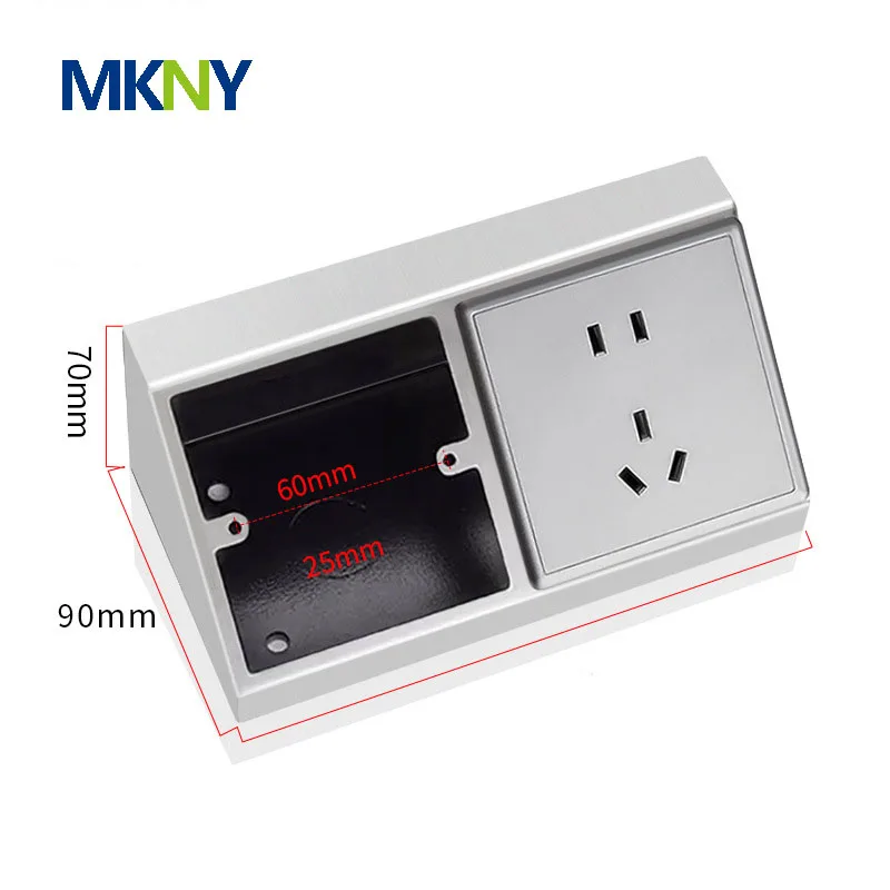 Corner-Socket-Stainless-Steel-Single-Socket-pedestal-box-Laboratory ...