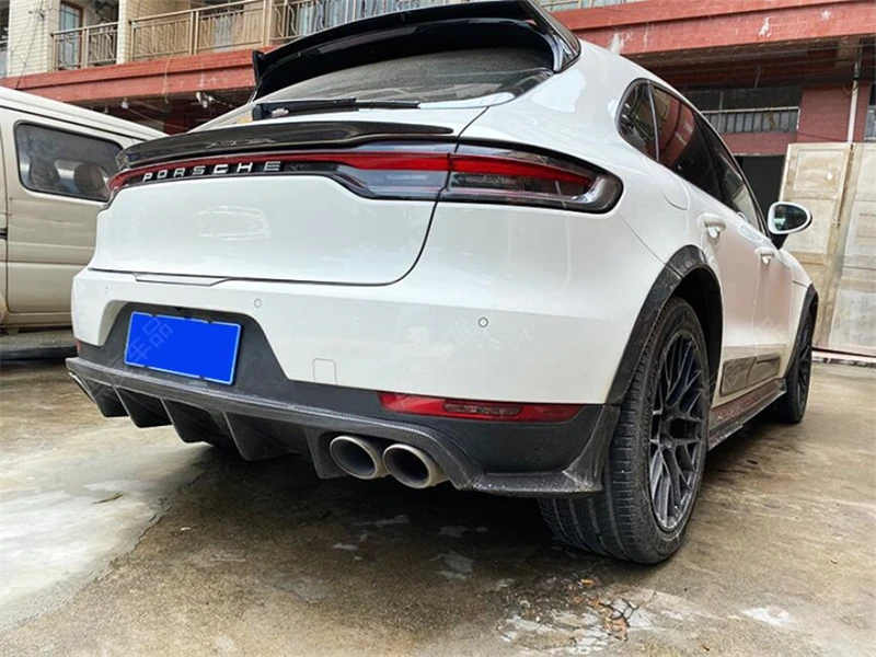 For Porsche Macan 2018 2019 2020 2021 2022 Real Carbon Fiber Rear ...