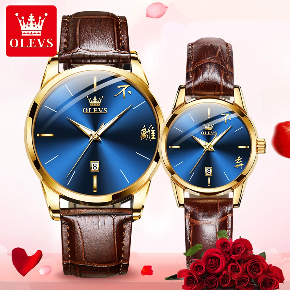 OLEVS-2865-Luxury-Gold-Case-Couple-Quartz-Watches-Simple-Calendar ...