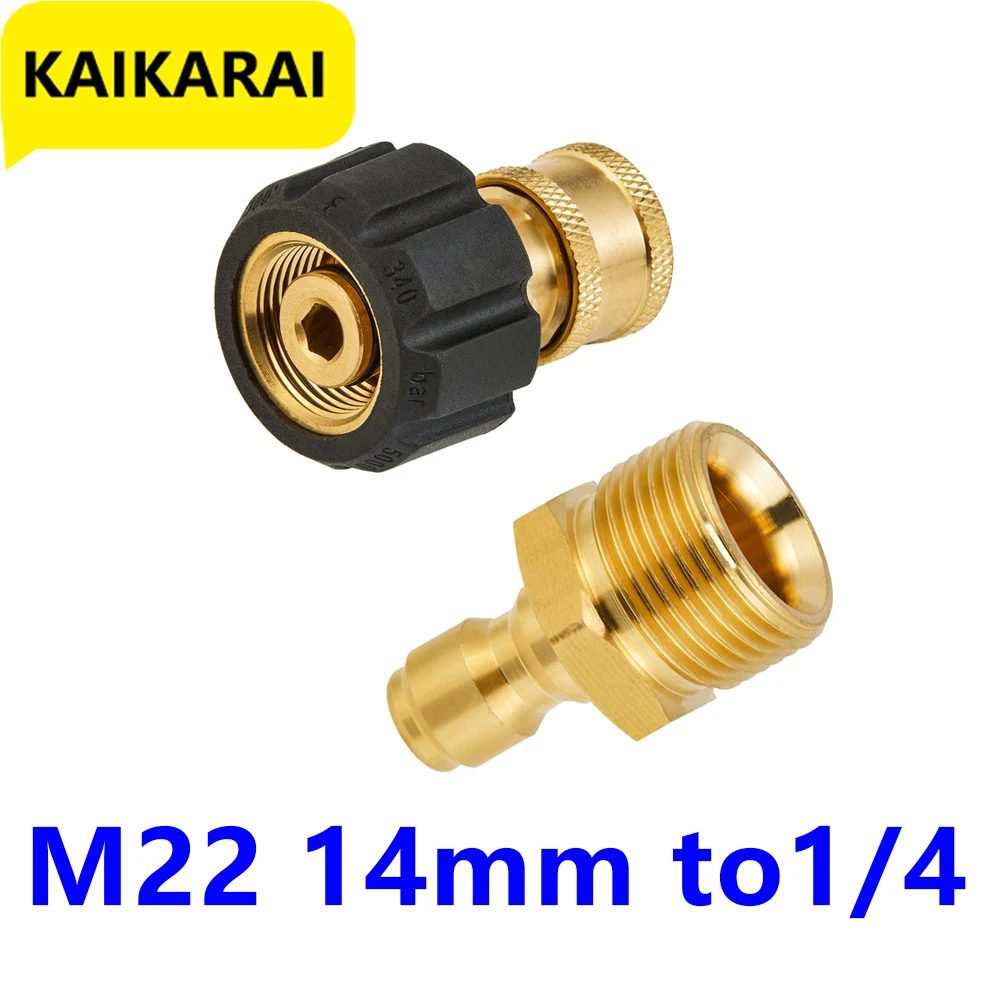 High-Pressure-Washer-Adapter-Set-Quick-Connect-Kits-Gun-to-Wand-M22-to ...
