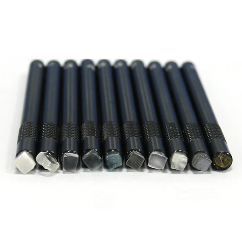 MOHS-Gemological-Hardness-Pencil-Set-5-9-or-1-10-Level-Jade-and ...