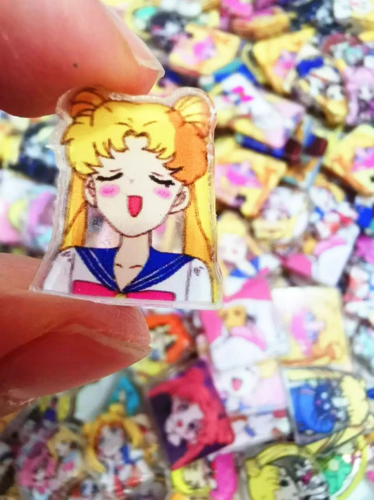 Parche-acr-lico-de-Sailor-Moon-al-azar-30-piezas-joyer-a-artesanal-para ...