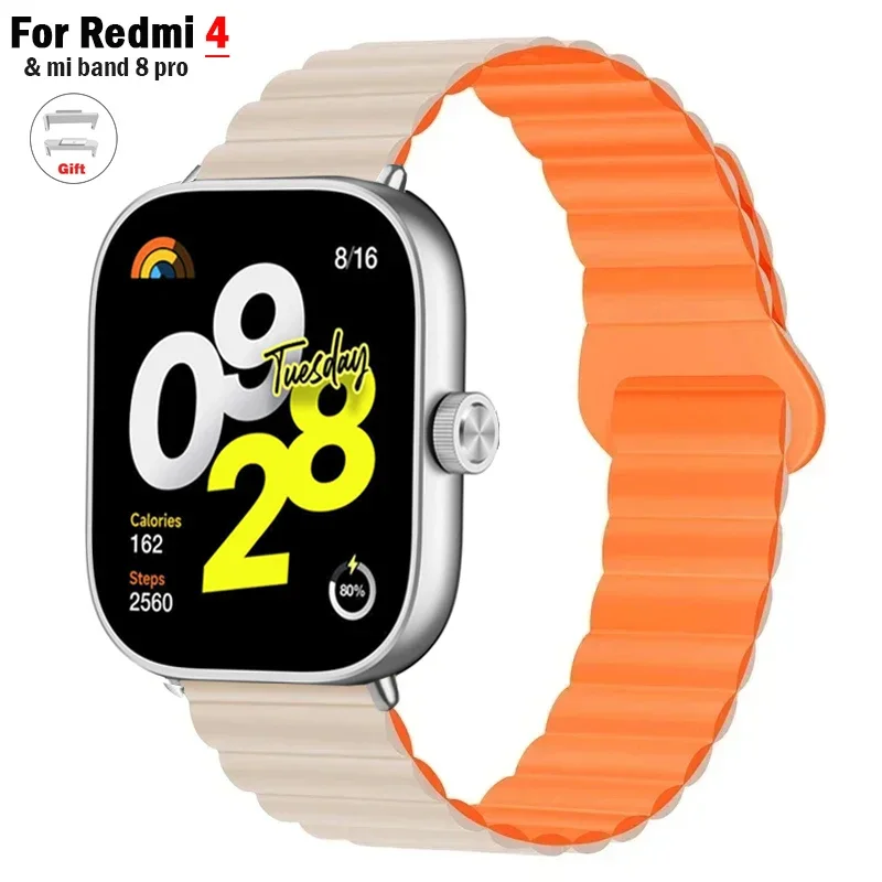 Correas-magn-ticas-para-reloj-inteligente-pulsera-deportiva-de-silicona ...
