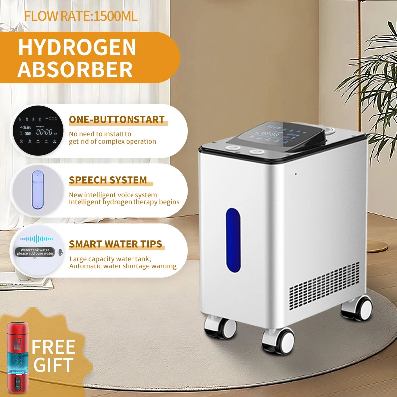 Oxygen-inhalation-machine-1500ML-high-flow-oxygen-machine-pure-water ...