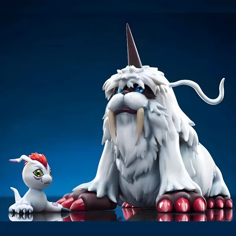 11cm/4.3in Anime Digimon Adventure Figure Ikkakumon and Gomamon Figure ...