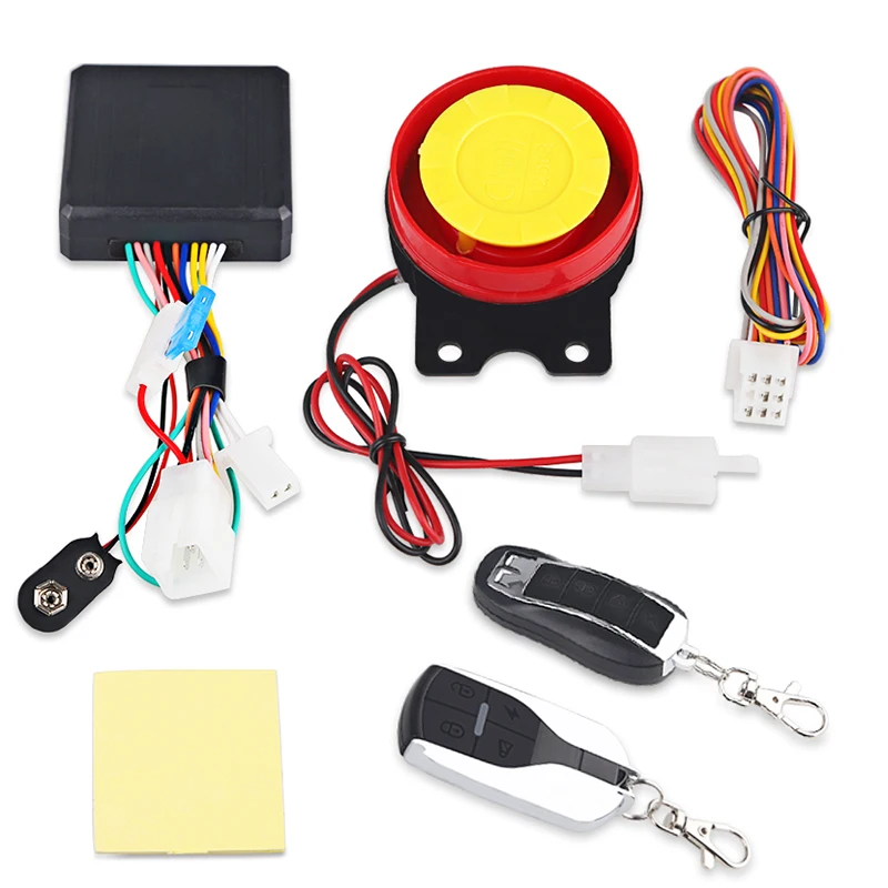 12V Motorcycle Alarm Moto Anti-theft Horn Scooter Security Alarm System ...